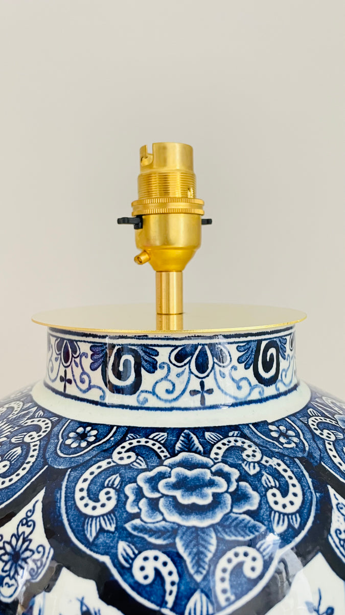 Antique Delft Boch Lamp - pre order for mid March – The Light Clinic